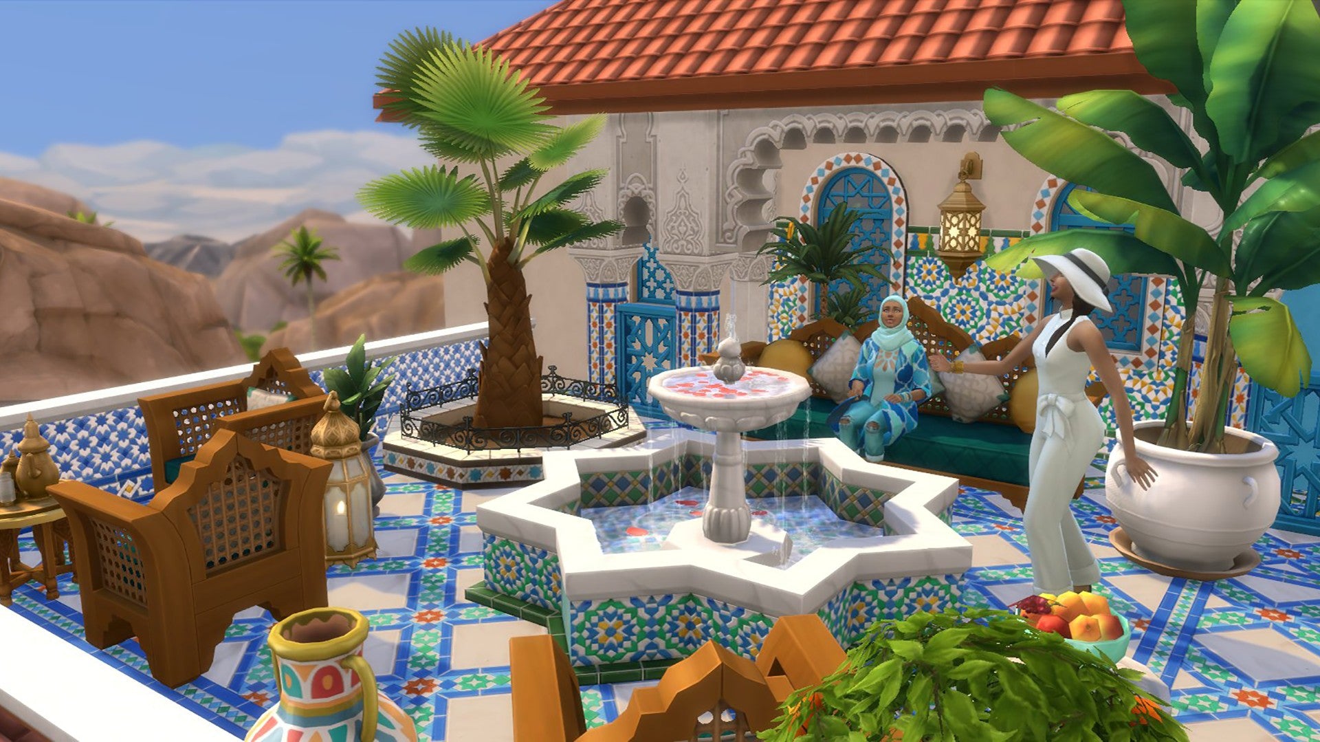 The Sims 4 - Courtyard Oasis Kit DLC Origin ⇒ Danmarks bedste pris! ⇒ ...